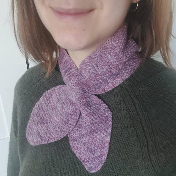 KNITTING PATTERN Chunky Miss Marple Scarf .pdf Digital Download - Etsy