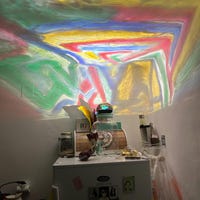 Portable LED Party Light Projector Glass Painting Projection ...