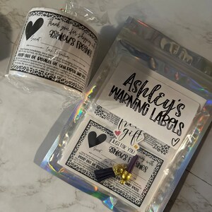 ROLL OF 250 Large Car Freshie Warning Labels, Custom Warning Labels for ...