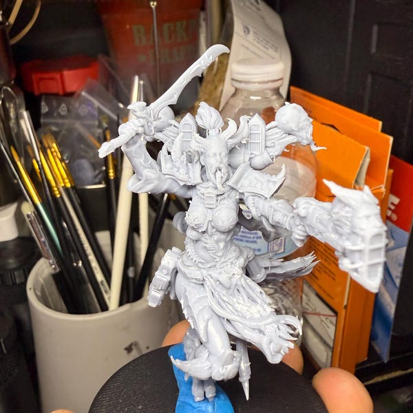 3D Printed Krieg Commissar Miniature by 3dartguy - Etsy