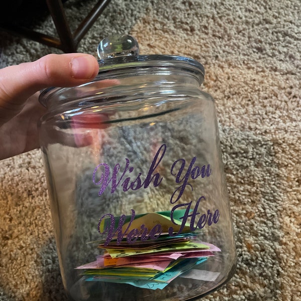 32oz / 1 Quart Custom Text Glass Sealed Mason Jar + Gold Lid ...