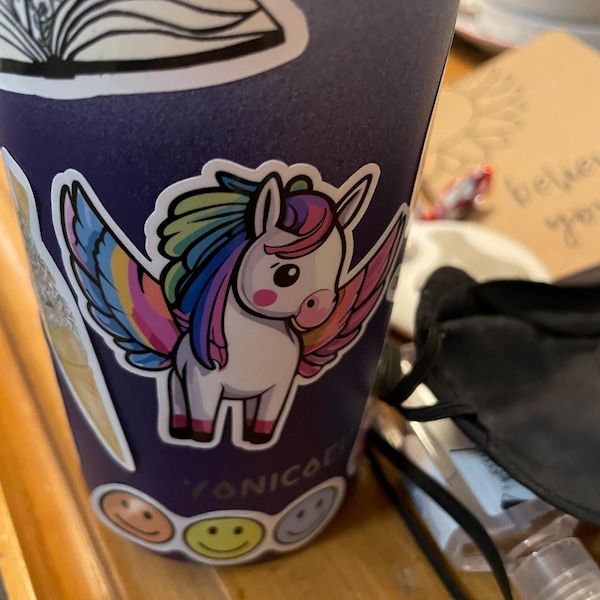 Cute Water Drop Sticker | Splashing Raindrop Kawaii Design | Fun Kids ...