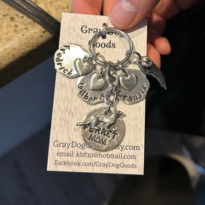 German Shorthaired Pointer Memorial Keychain GSP Key Chain - Etsy