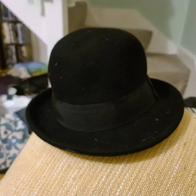 Soft Crushable Bowler Hat 100% Wool Classic Bowler Hat Derby Hat Woman ...