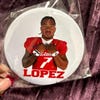 Sport Custom Photo Button-3 1/2 Inch Pin Back Button-personalized Sport ...