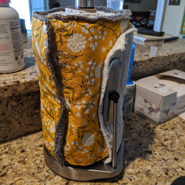 Un Reusable Paper Less Towels - WOODLAND COTTON //reusable Paper Towels ...