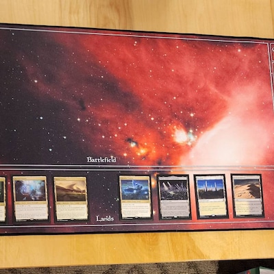 Magic Zone Layout 14 X 24 Playmat for EDH and Commander multiple Colors ...
