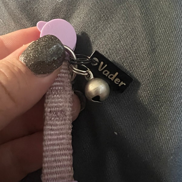 Cat Tag - Cat Name Tag - Hanging Tag - Custom Tiny Cat Tag - Mini Cat ...