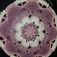 Crochet Blanket Pattern Pdf File BLOOMING HOPE Blanket Pattern Photo Tutorial Girl Vintage Vibe ...