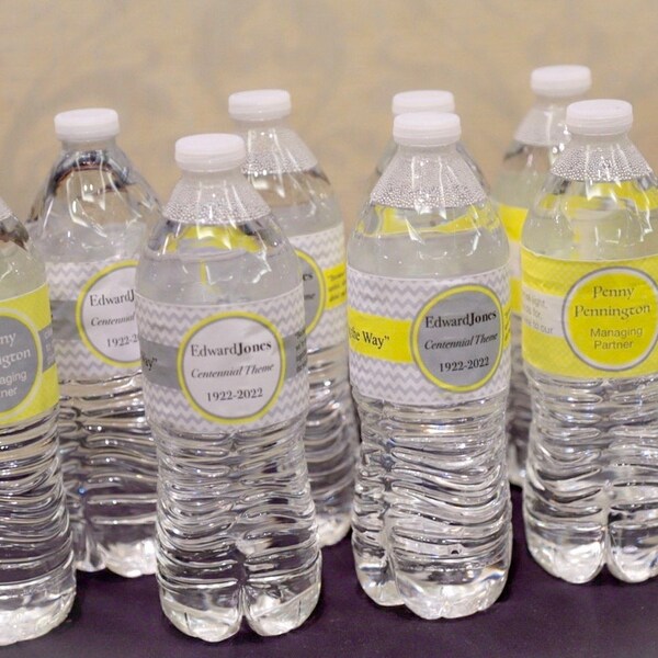 Black and Gold Food Labels Template, Black and Gold Place Cards, 50th ...