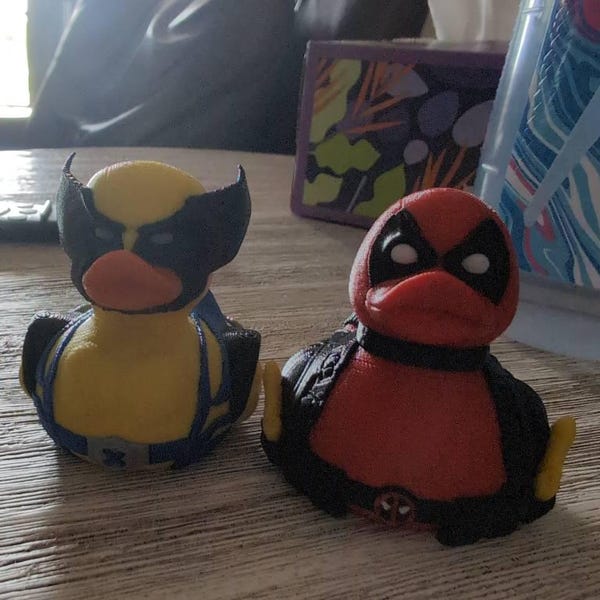 DEADPOOL and WOLVERINE Premium Ducks | Available in 4 Sizes | Deadpool ...