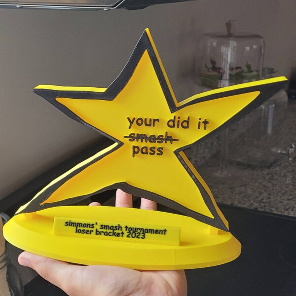 Congrations U Dun It Trophy - Etsy