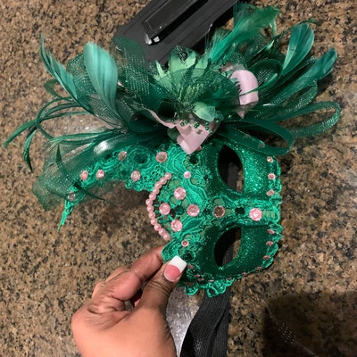 Emerald Green Masquerade Mask Women Masquerade Ball Masks Green Women ...