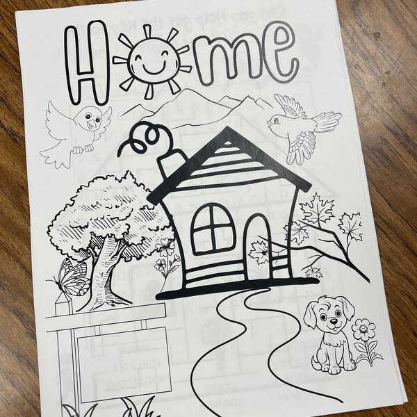 Easter Open House Kids Activity Coloring Book, Real Estate Marketing ...