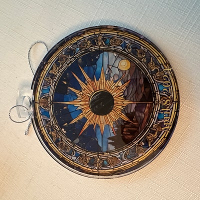 Solar Eclipse 2024 LED Sign Souvenir, Custom Eclipse Decor Gift ...