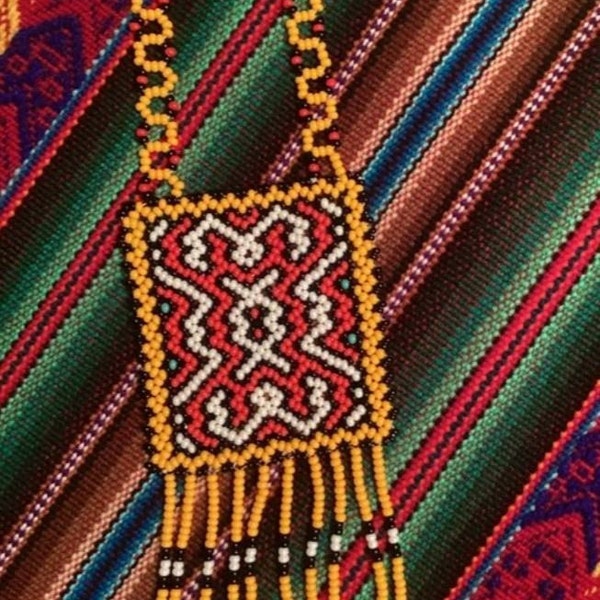 Inca Cross Pendant Necklace, Soap Stone Carved Pendant, Good Luck ...