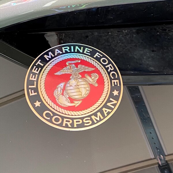 USMC Vinyl Sticker - Etsy