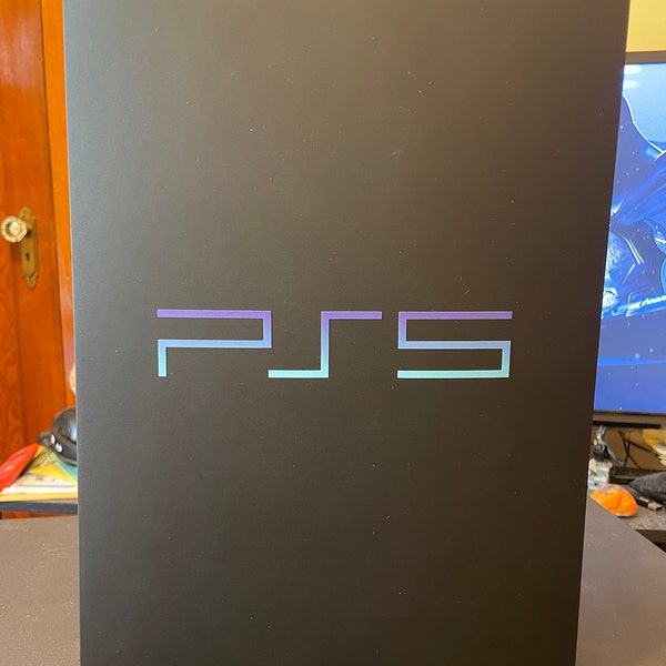 Retro PS5 Playstation 2 Logo Sticker, PS2 Logo Vinyl Decal Sticker for ...