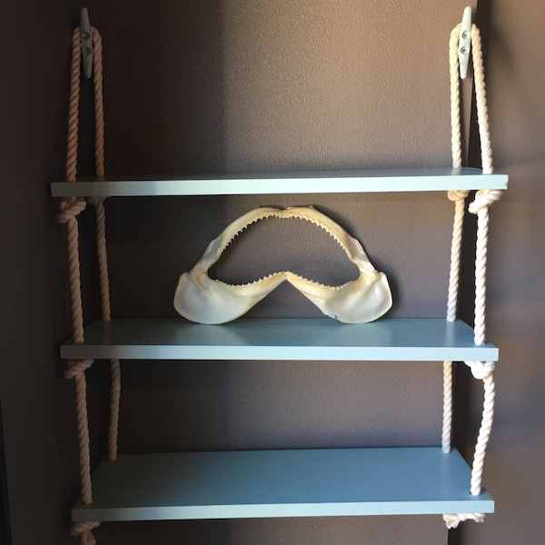 Nautical Rope Shelf / Rope Shelf / Nautical Shelf / Nautical Nursery ...