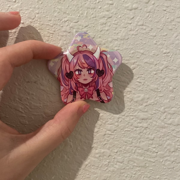 Assorted Vtuber | Star Buttons - Etsy