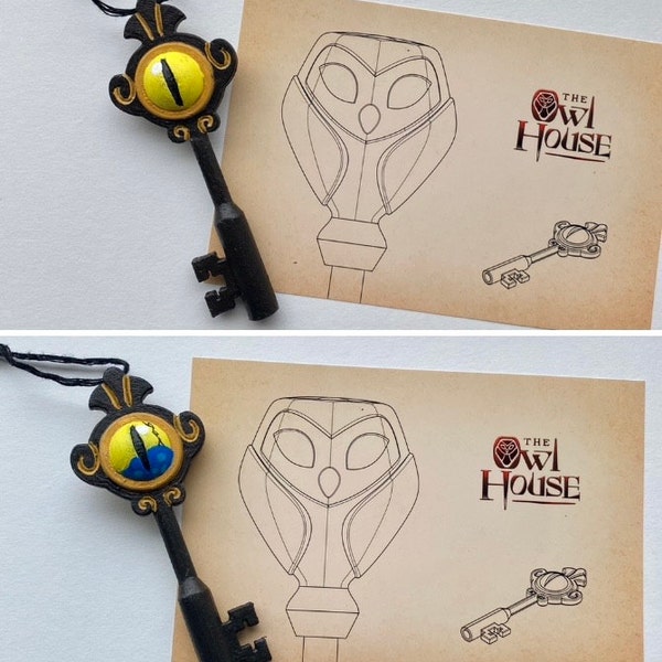 3D Printed Portal Key Necklace From the Owl House - Etsy