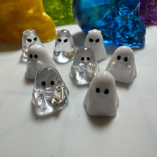 Handcrafted Silicon Mould, Mold of Resin Mini Cute Ghost With Smooth ... Handcrafted Silicon Mould, Mold of Resin Mini Cute Ghost With Smooth ...