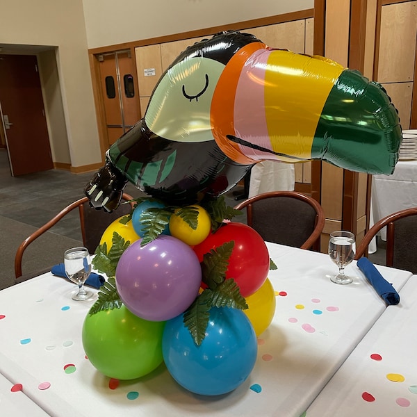 Toucan Balloon, Jungle Animal Balloons, Get Wild Party, Jungle Party ...