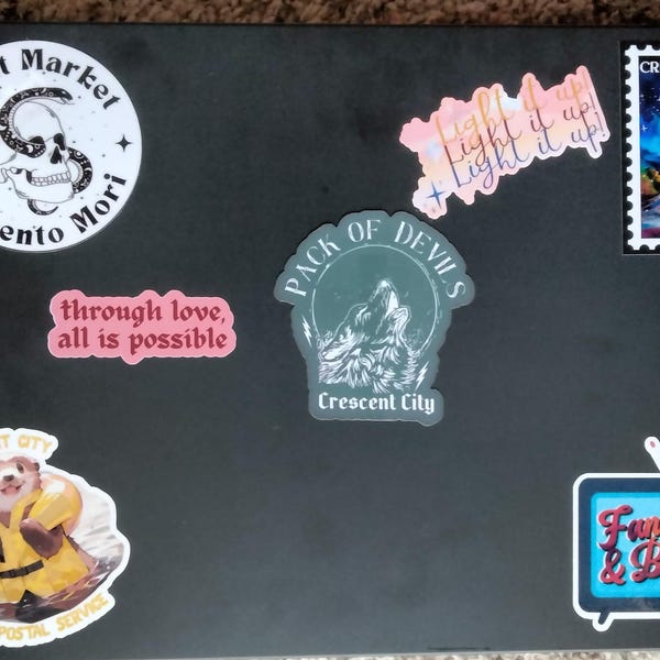 Crescent City Otter Sticker | Lunathion Postal Service - Etsy