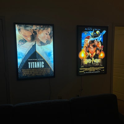 2-PACK Custom LED Light Box Poster Frames Glowbox LLC - Etsy