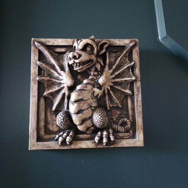 Omega - Low-relief Dragon Wall Decoration 15 Cm (5,9 Inch) - Etsy