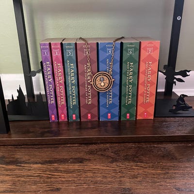 Wizard Metal Bookends, Wizard Metal Decor, Magic Bookends Gift, Book ...