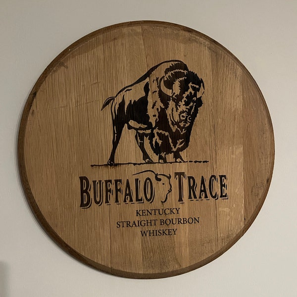 Buffalo Trace Bourbon Barrel Wall Hanging - Buffalo Trace - Home Bar ...