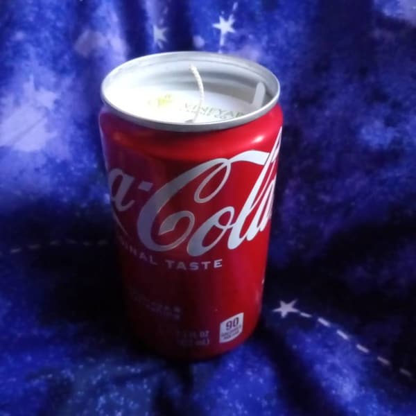 Coke Soy Candle - Hand Poured Coca Cola Soda Can Candle - Custom ...