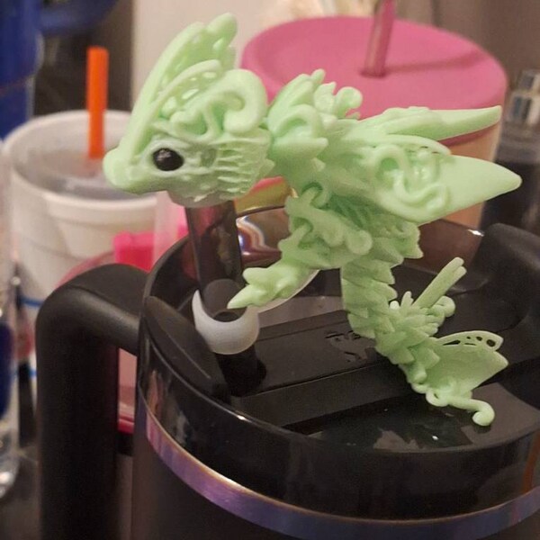 Dragon Straw Topper - Etsy