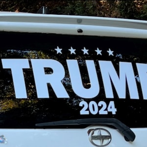 Bocephus Parody Funny Campaign 7 X 3.25 White Vinyl Transfer Decal ...