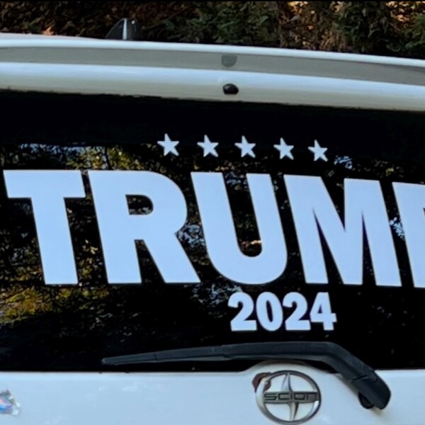 Bocephus Parody Funny Campaign 7 X 3.25 White Vinyl Transfer Decal ...