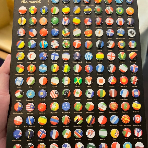 World Map Push Pin Wall Art, Travel Map Flag Push Pins, Flags Push Pins ...