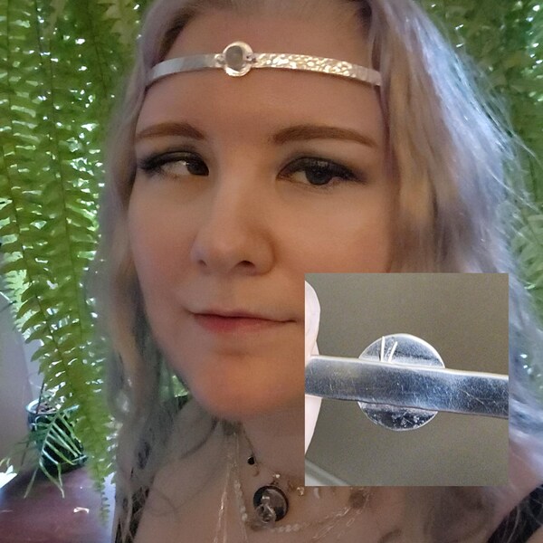 Artemis Goddess Crescent Moon Circlet /crown -diana -silver Plated or ...