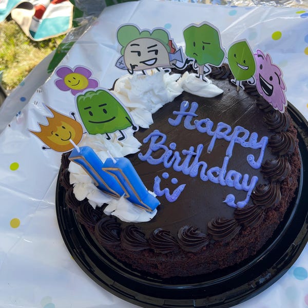 Set of 12 BFDI Cupcake Toppers (2.5 Inches) - Battle for Dream Island ...