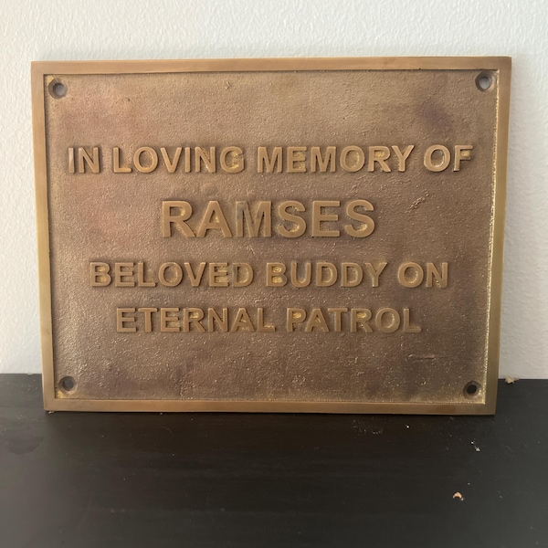 Custom Made Cast Bronze Signs & Plaques - Personalized Logo/crest ...