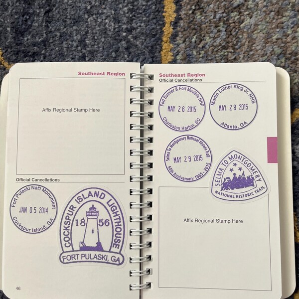 Blank Stickers for National Park Passport Stamps 5 Sheets - Etsy