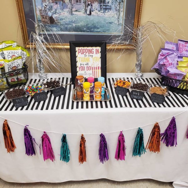 Popcorn Appreciation 8x10 Printable Sign Teachers Employees Staff Team ...