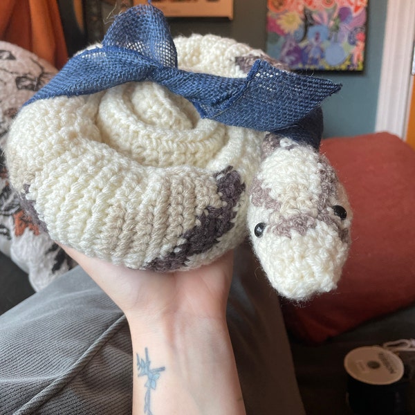 Ball Python Amigurumi Crochet Pattern, Betty the Realistic Plush Snake ...