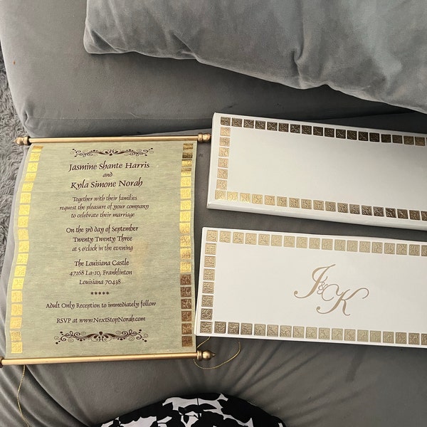 Invitations Scroll Roll Card Princess Sweet 16th Birthday Scroll ...