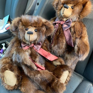 6 Necktie Patchwork Memory Bear - Etsy