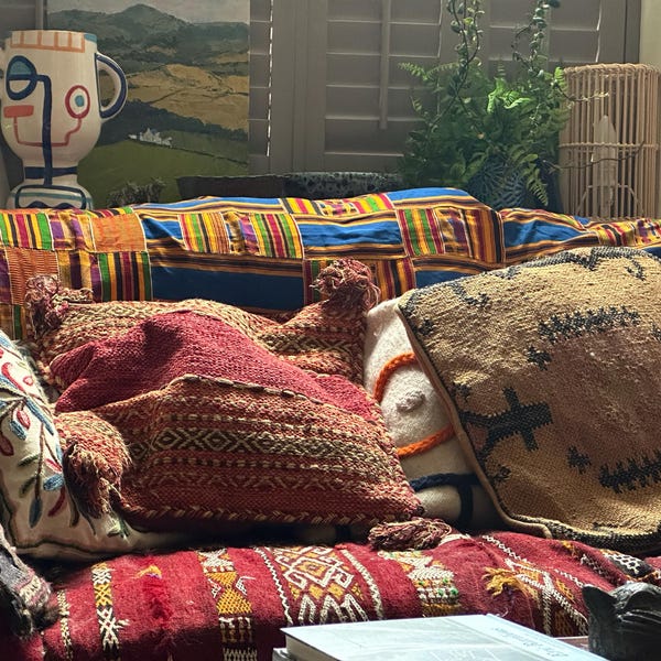 Vintage Ewe Kente Cloth, Green Kente, African Textiles, Wall Hanging ...