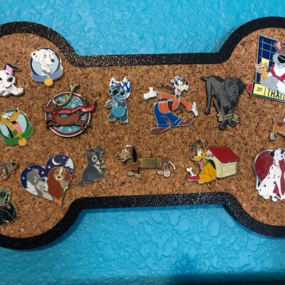Dog Bone Pin Board Cork Board multiple Designs - Etsy