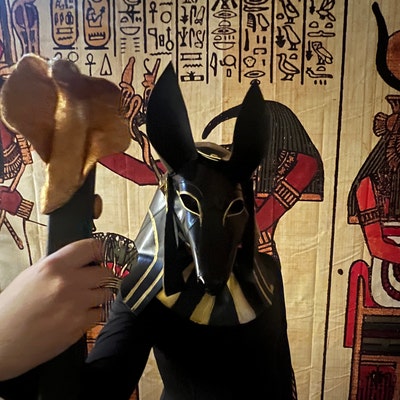 PDF Pattern Leather Anubis Mask With Headpiece - Etsy