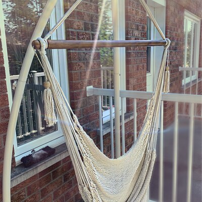 Hamaca Silla Macramé para Bebés y niños color Natural, Columpio ...