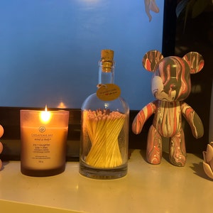 Copper Wire Firefly Fairy Glass Bottle With Warm Lights. Perfect for ...